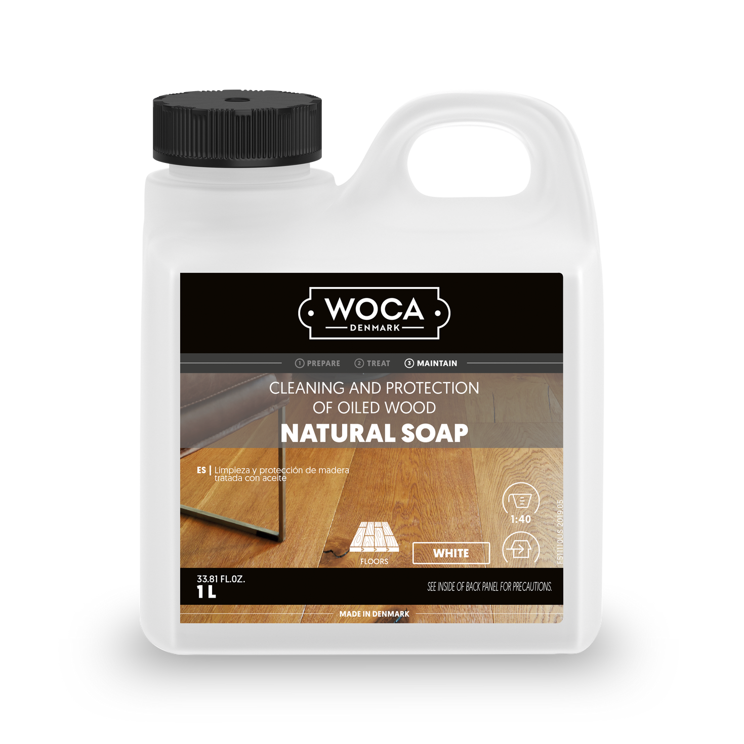 Natural Soap - Hardwood Floor Cleaner | WOCA Woodcare